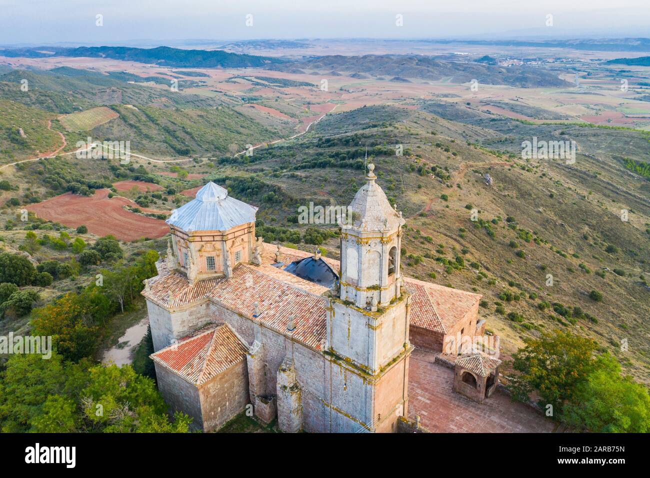 Monastery aerial view Stock Photo - Alamy