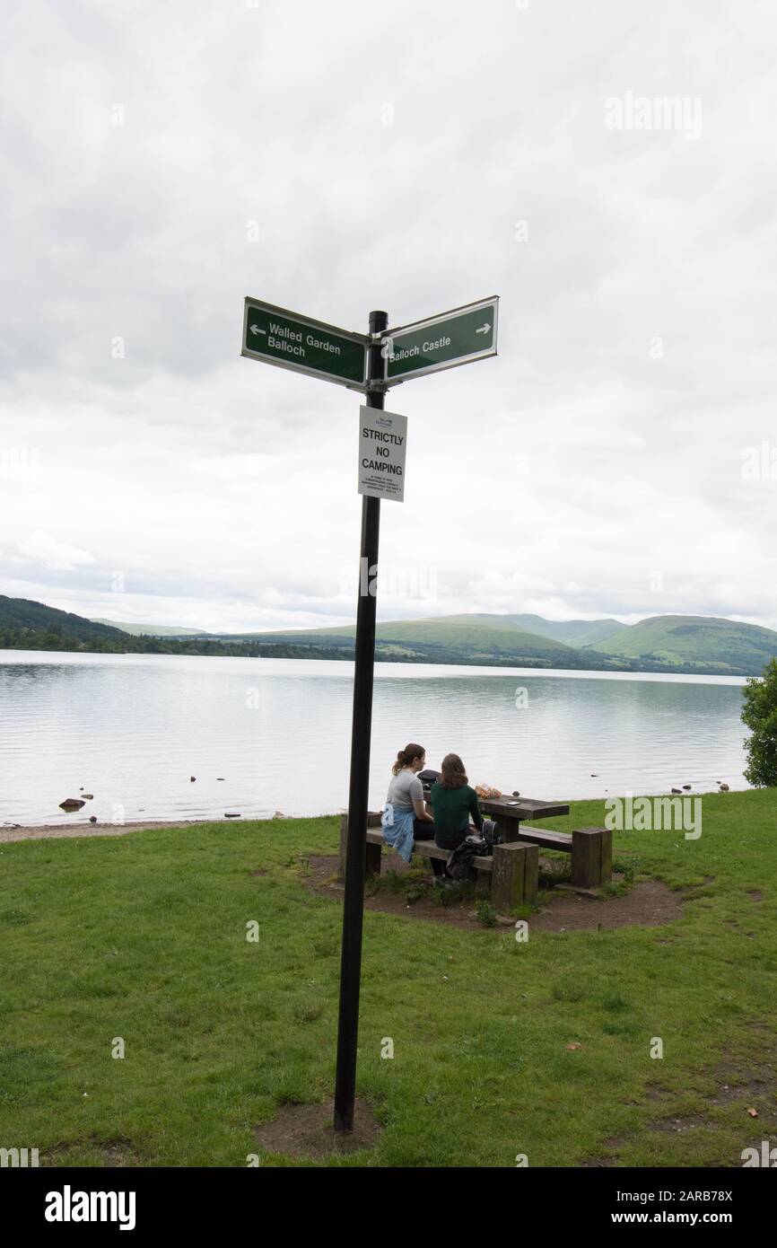 Highland wildlife park scotland sign hi-res stock photography and ...