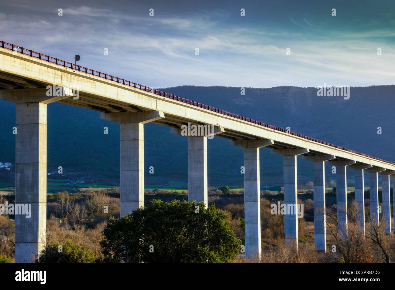 Bridge and pillars Stock Photo - Alamy