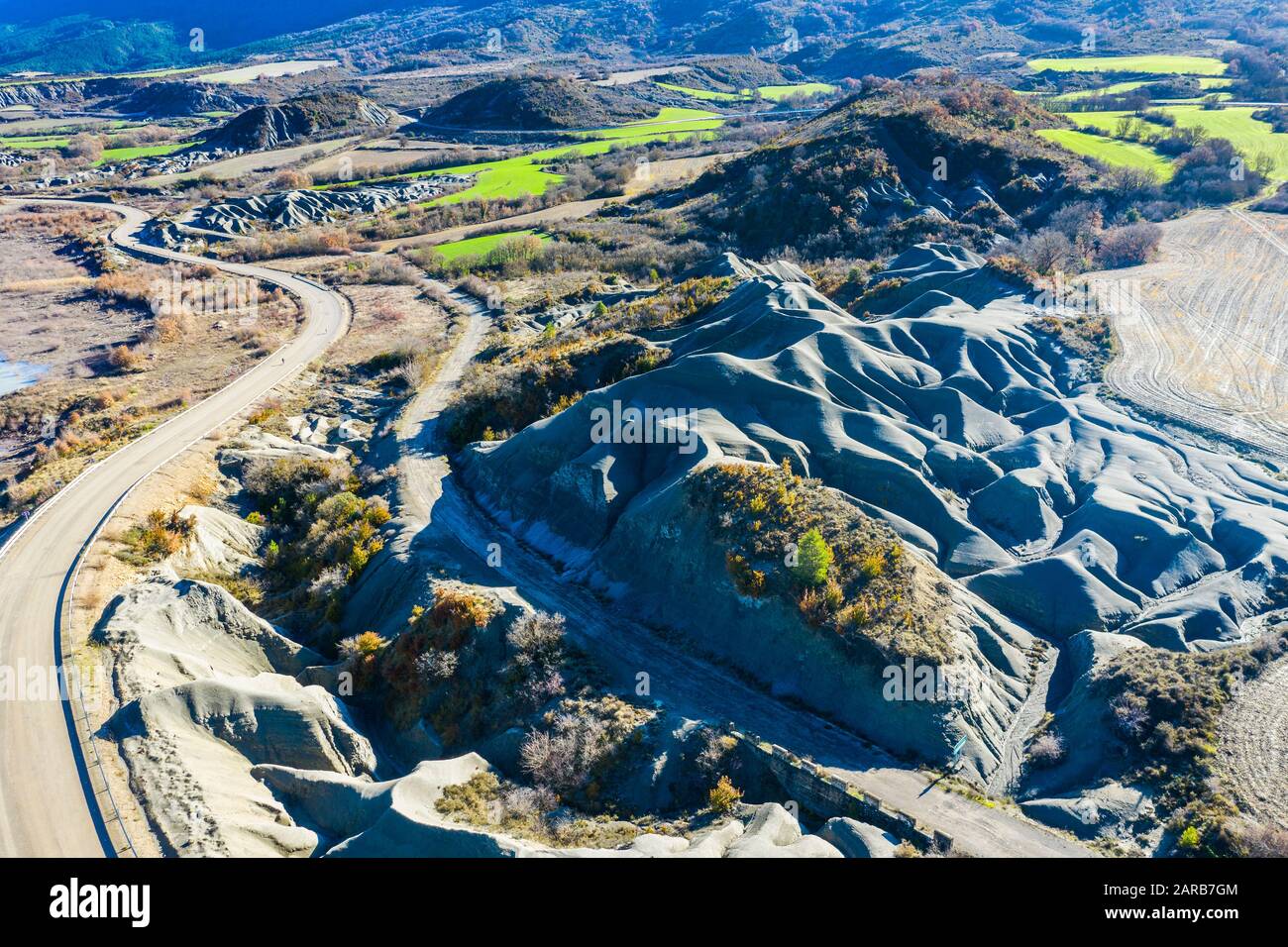 Aerial of badlands hi-res stock photography and images - Alamy