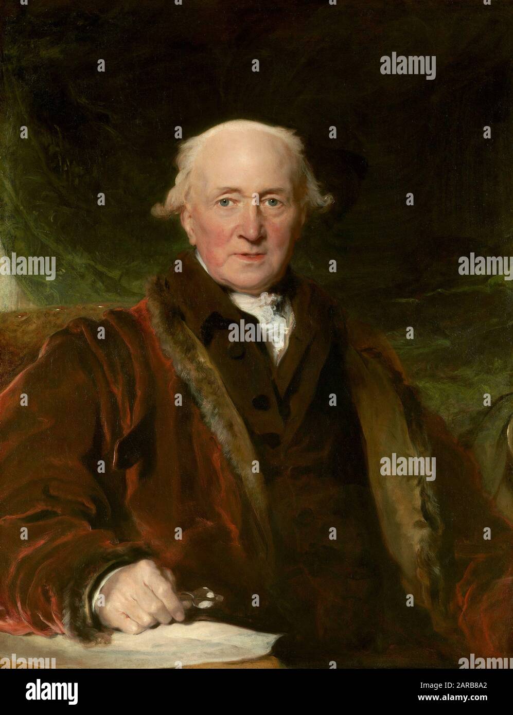 Sir Thomas Lawrence ( 1769–1830 ) , Portrait of John Julius Angerstein ...