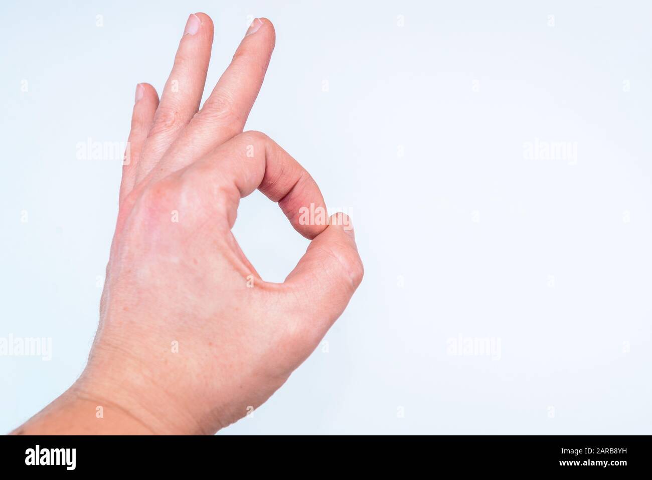 Man Holding Up Hand Full Body High Resolution Stock Photography and ...