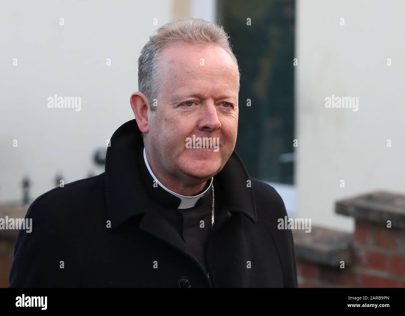 Archbishop Eamon Martin attend the funeral of Seamus Mallon, the former ...
