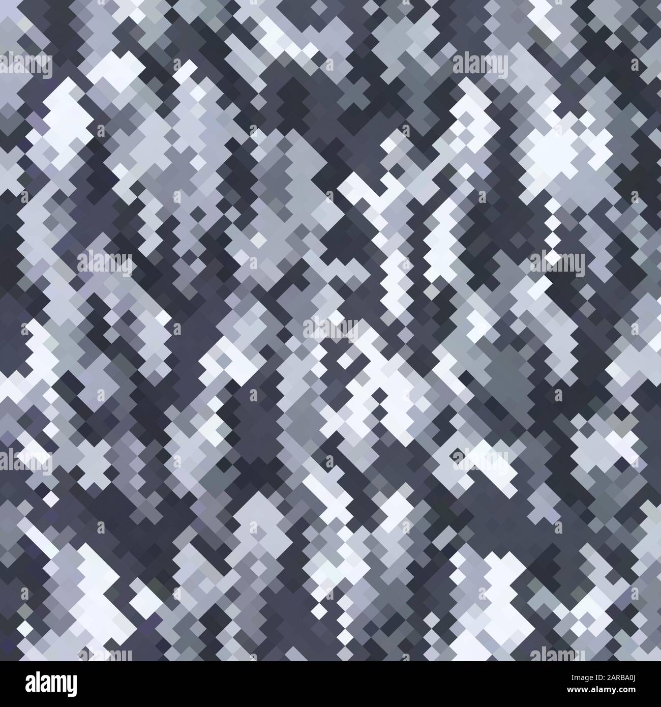 Urban Camouflage Background. Army Military Pattern. Grey Pixel Fabric ...