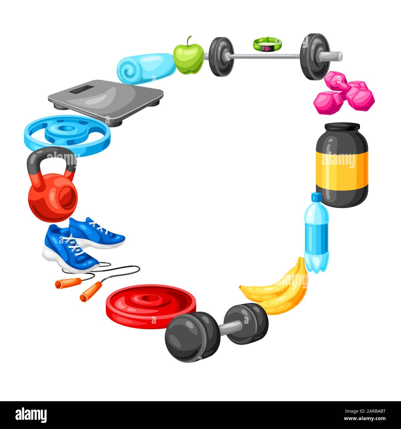 Athletic frame Stock Vector Images - Alamy