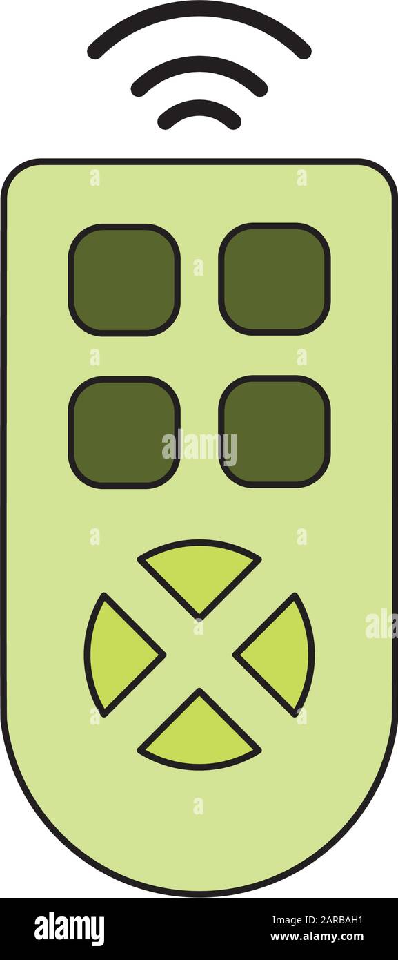 Remote control icon design template Stock Vector Image & Art - Alamy