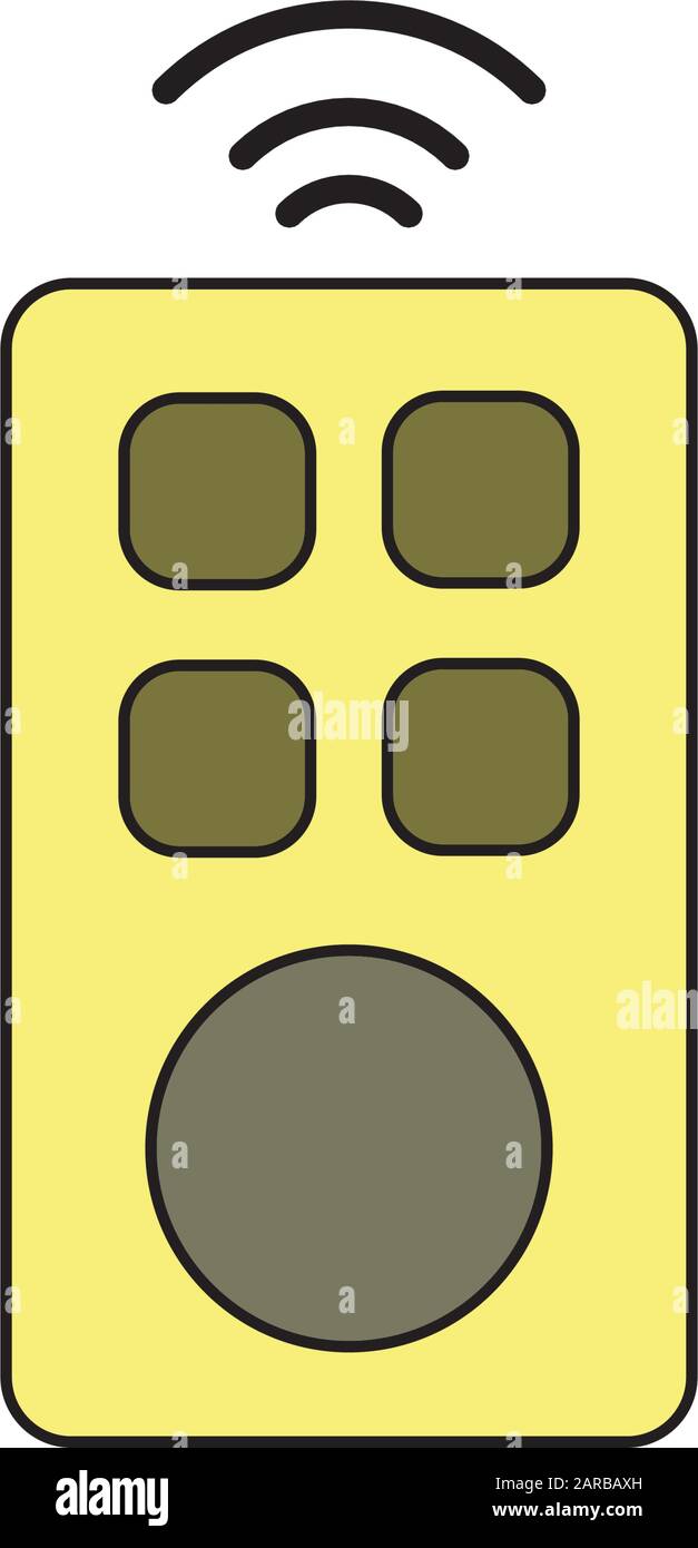 Remote control icon design template Stock Vector Image & Art - Alamy