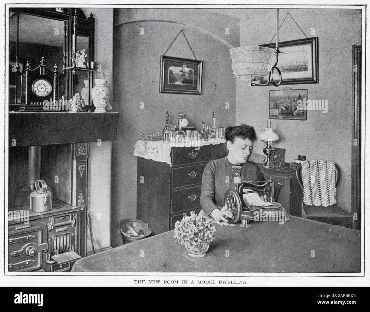 House Interior 1900 Britain High Resolution Stock Photography and ...