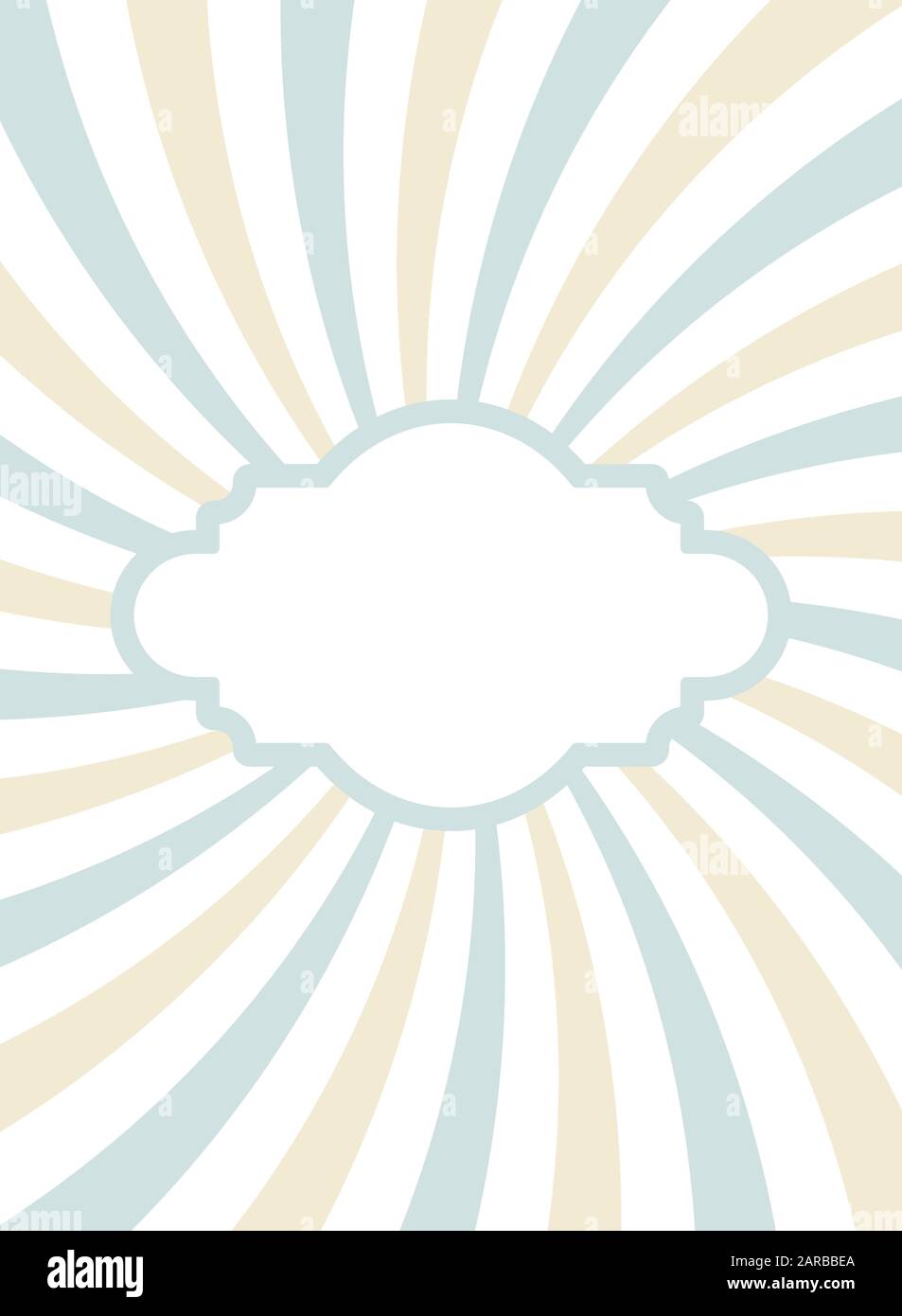 Sunlight retro faded background with vintage frame for text. blue and ...