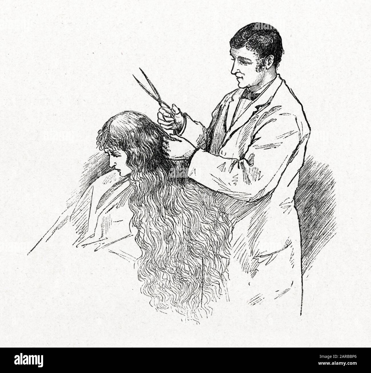 LITTLE WOMEN/JO/HAIR CUT Stock Photo - Alamy