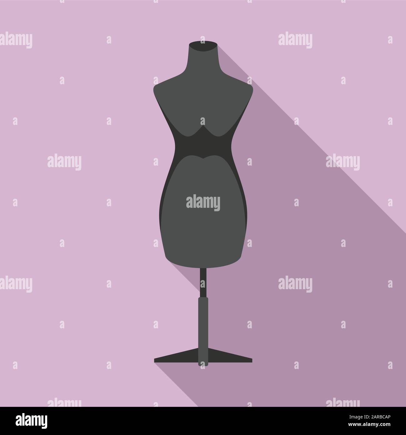 Mannequin icon. Flat illustration of mannequin vector icon for web ...