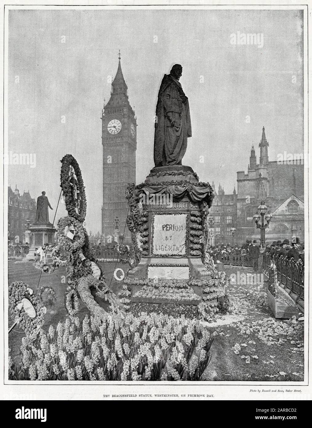 Primrose Day 1893 Stock Photo - Alamy