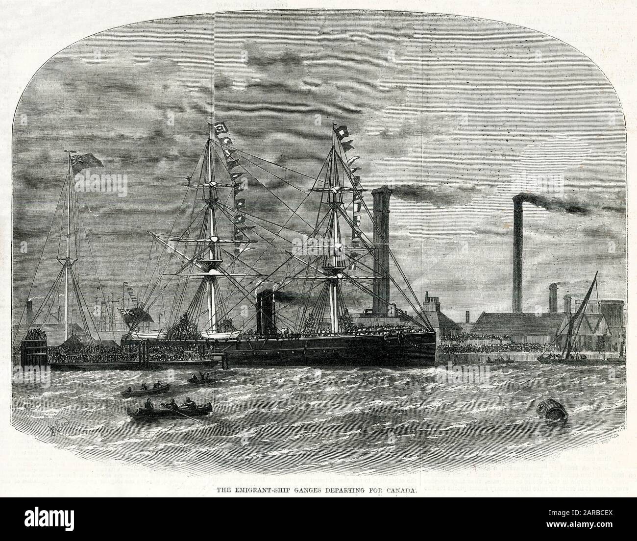 19th Century London Docks High Resolution Stock Photography and Images ...