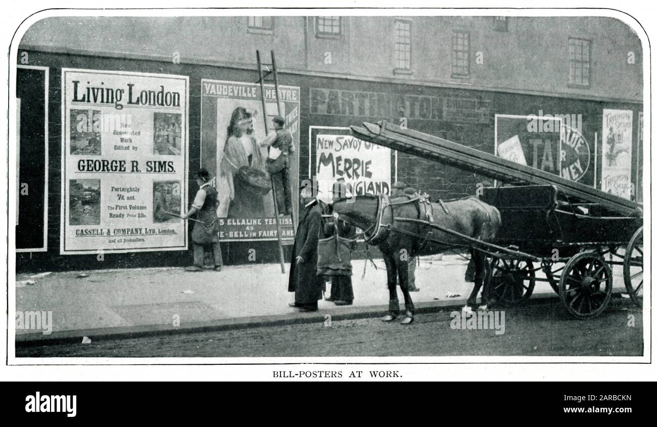 Advertisements 1900's hi-res stock photography and images - Alamy