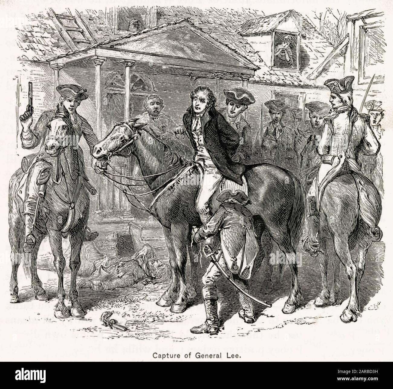 Capture Of General Charles Lee During The American War of Independence ...