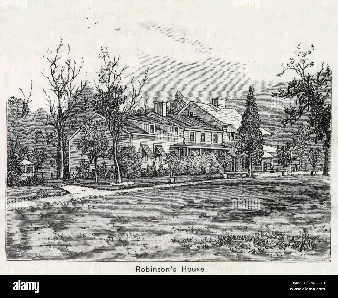 America - Robinson's House Stock Photo - Alamy