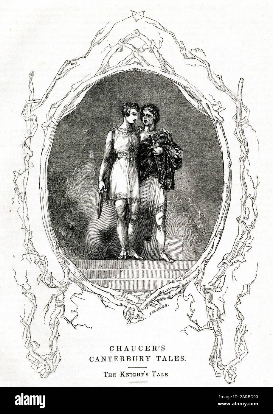 Chaucer, The Canterbury Tales -- The Knight's Tale Stock Photo - Alamy