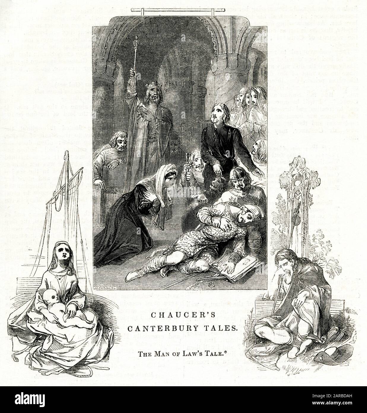 Chaucer, The Canterbury Tales -- The Man of Law's Tale Stock Photo - Alamy