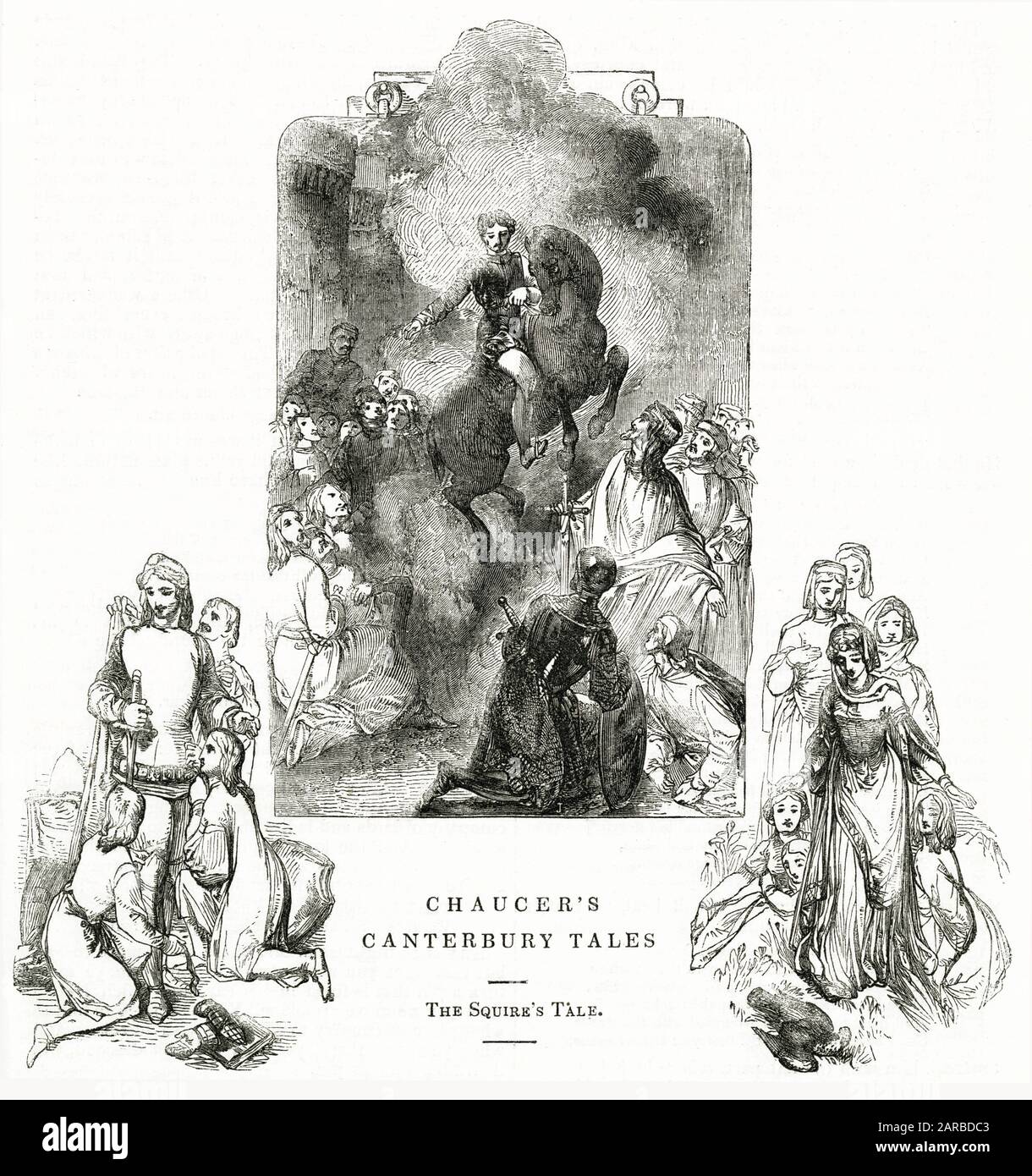 Chaucer, The Canterbury Tales -- The Squire's Tale Stock Photo - Alamy