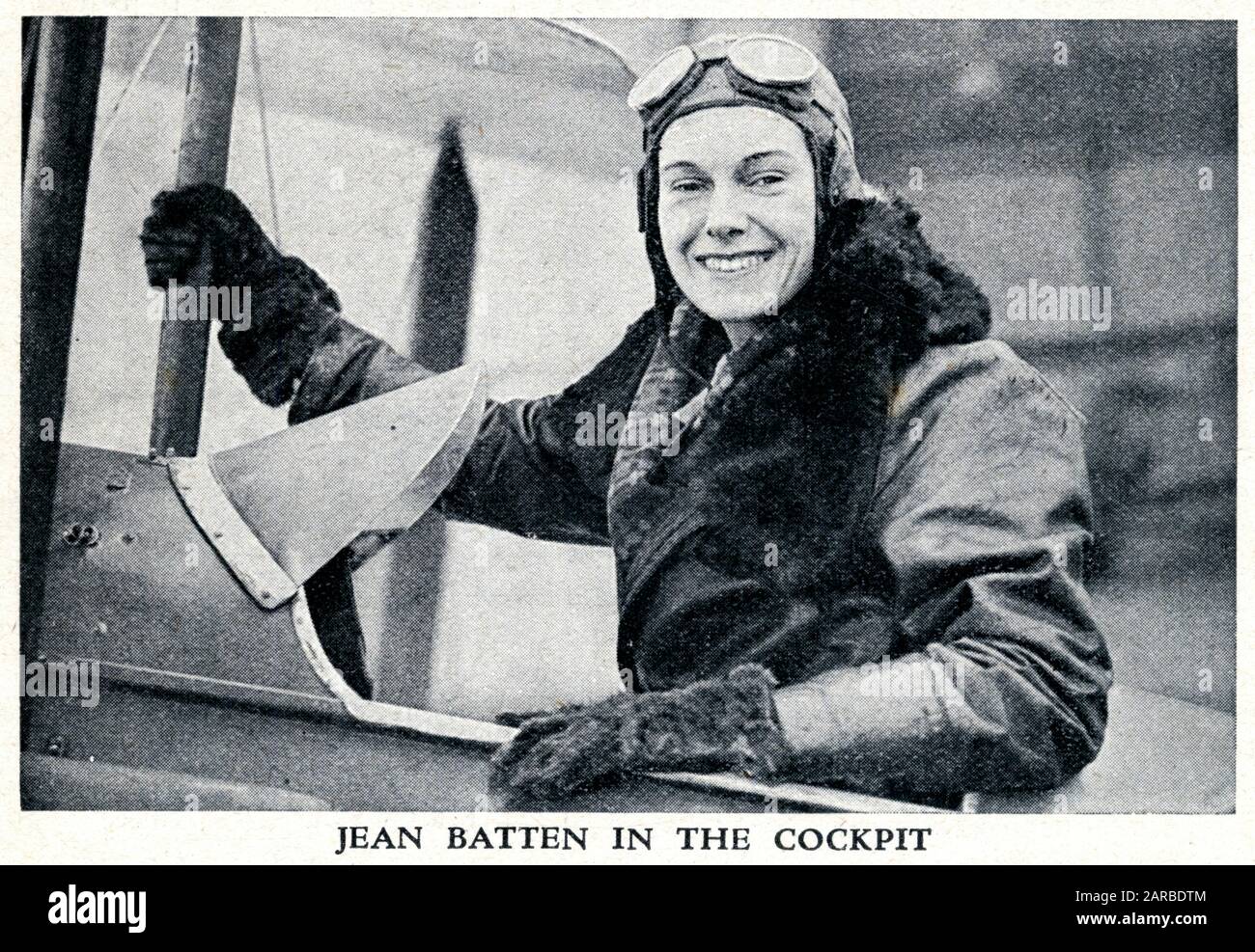 Jean Batten, New Zealand aviator Stock Photo - Alamy