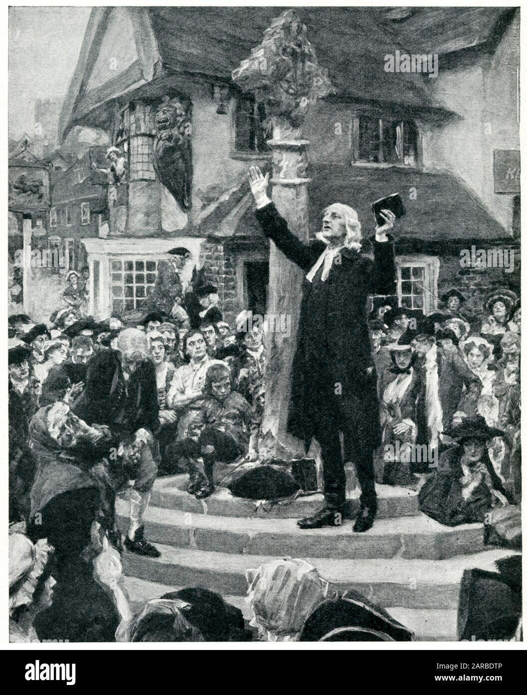 John wesley preaching 18th century Cut Out Stock Images & Pictures - Alamy