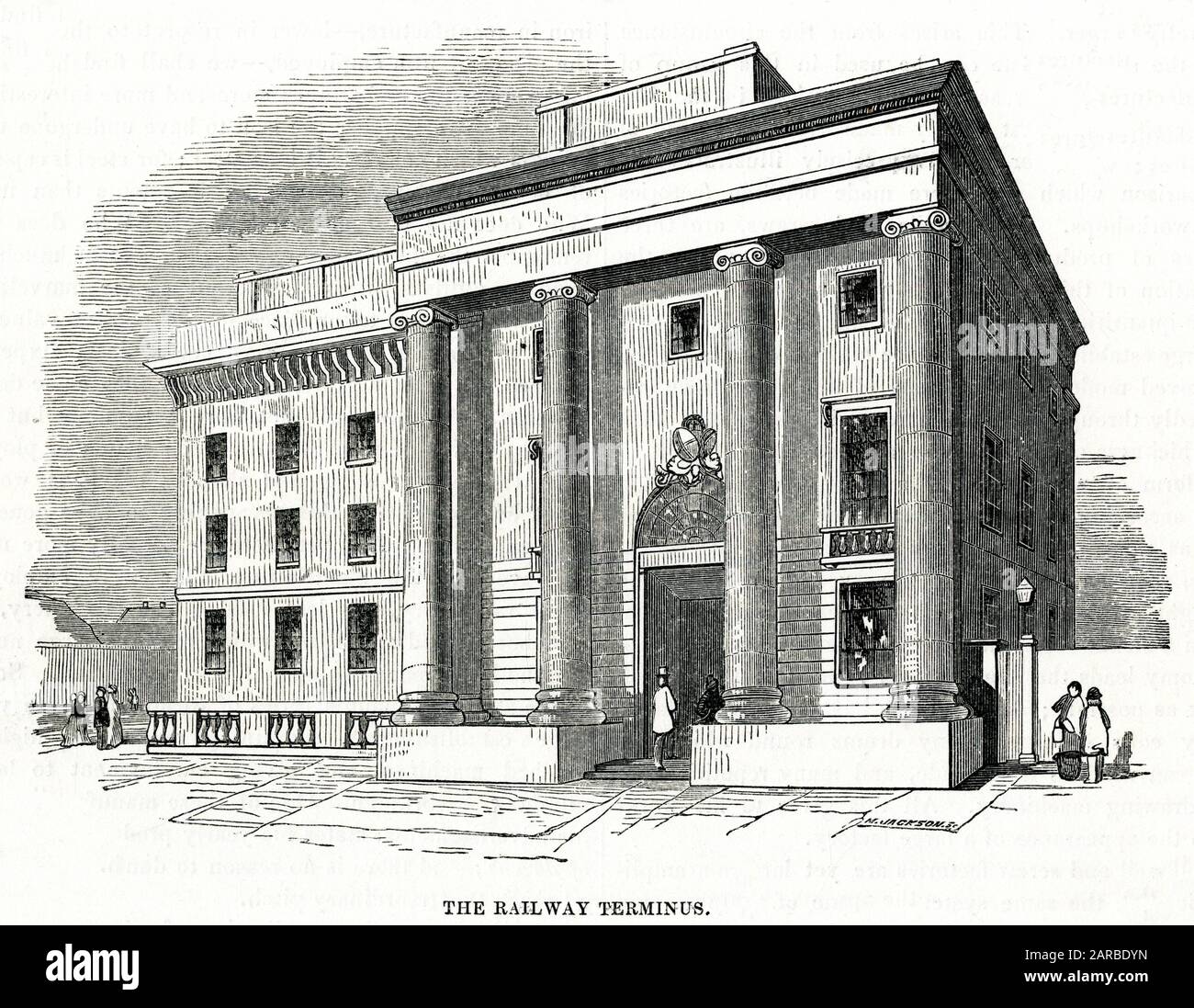 Exterior of Birmingham Railway Terminus Stock Photo - Alamy
