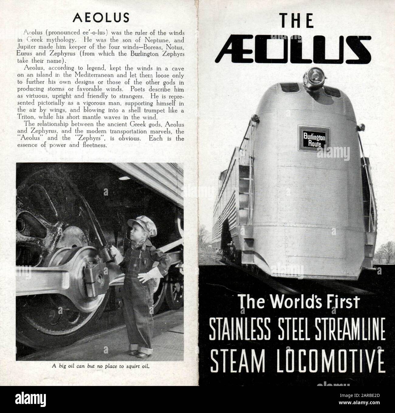 The Aeolus, America's First Stainless Steel Streamline steam locomotive ...