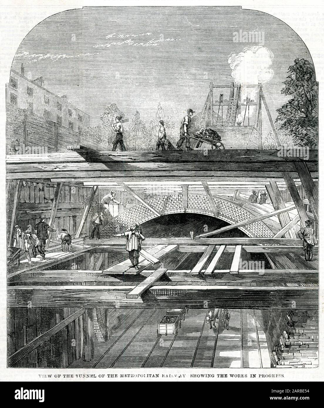 Victorian london underground tunnels hi-res stock photography and ...