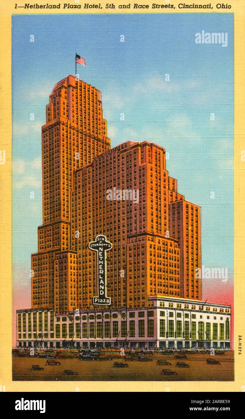 Carew Tower - Netherland Plaza Hotel, 5th and Race Street, Cincinnati ...