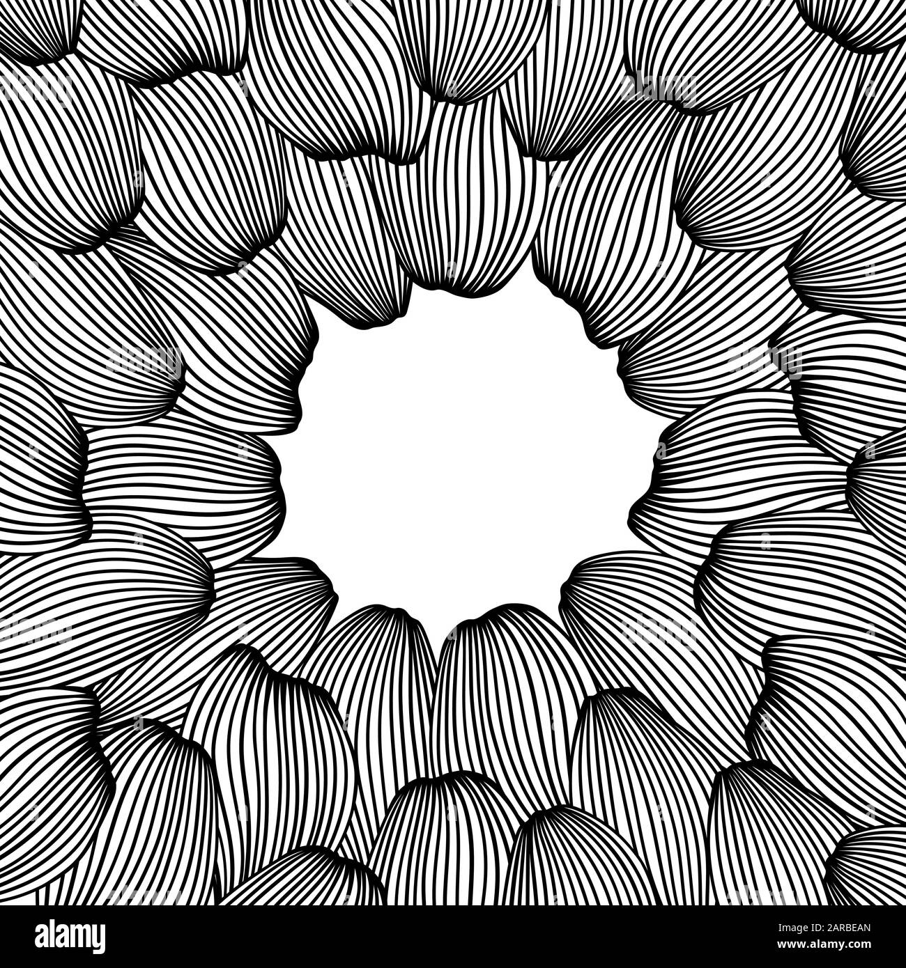 Card design with waves. Background with sea, river or water texture ...