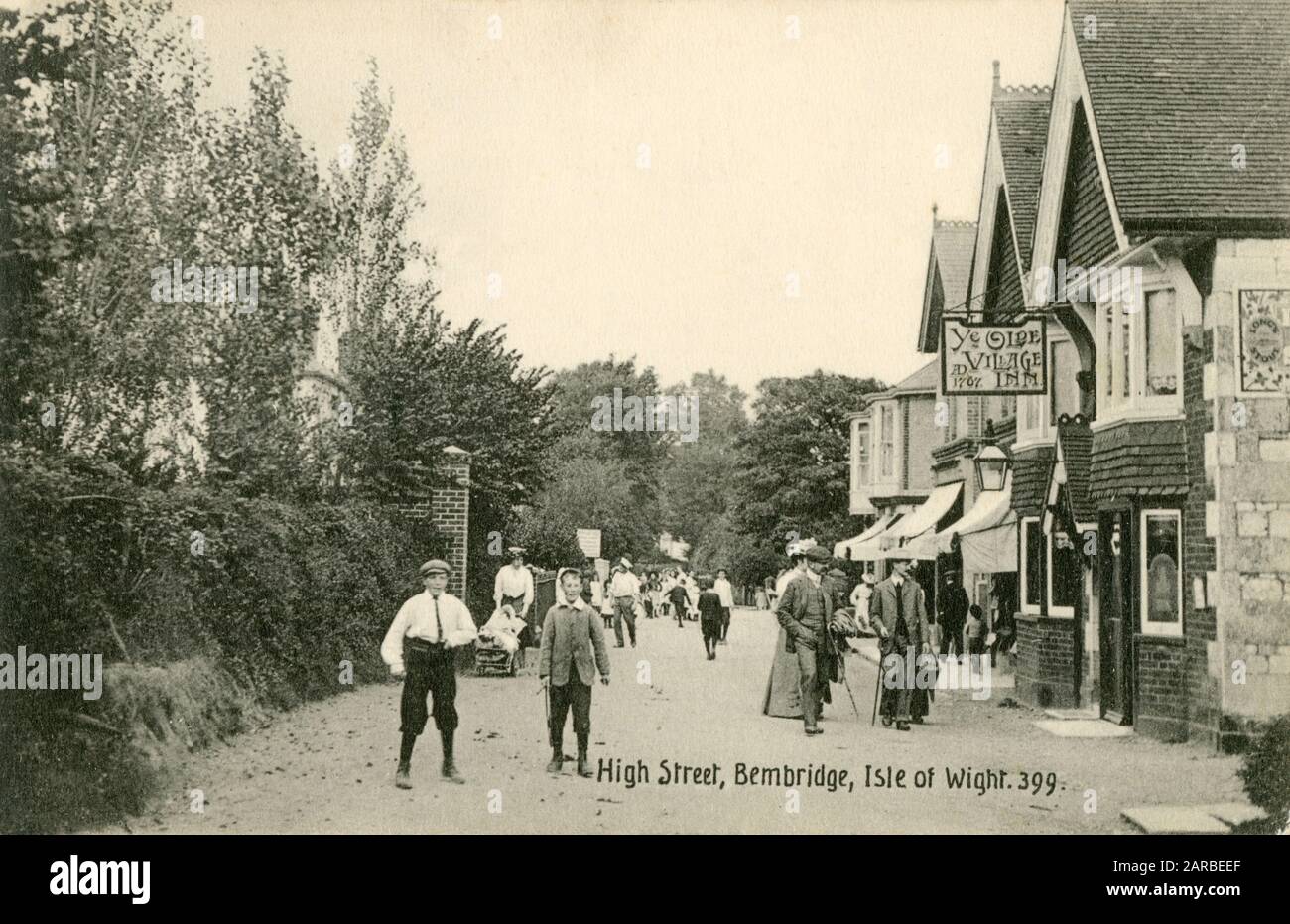Bembridge, Isle of Wight, Hampshire - The High Street and Ye Olde ...