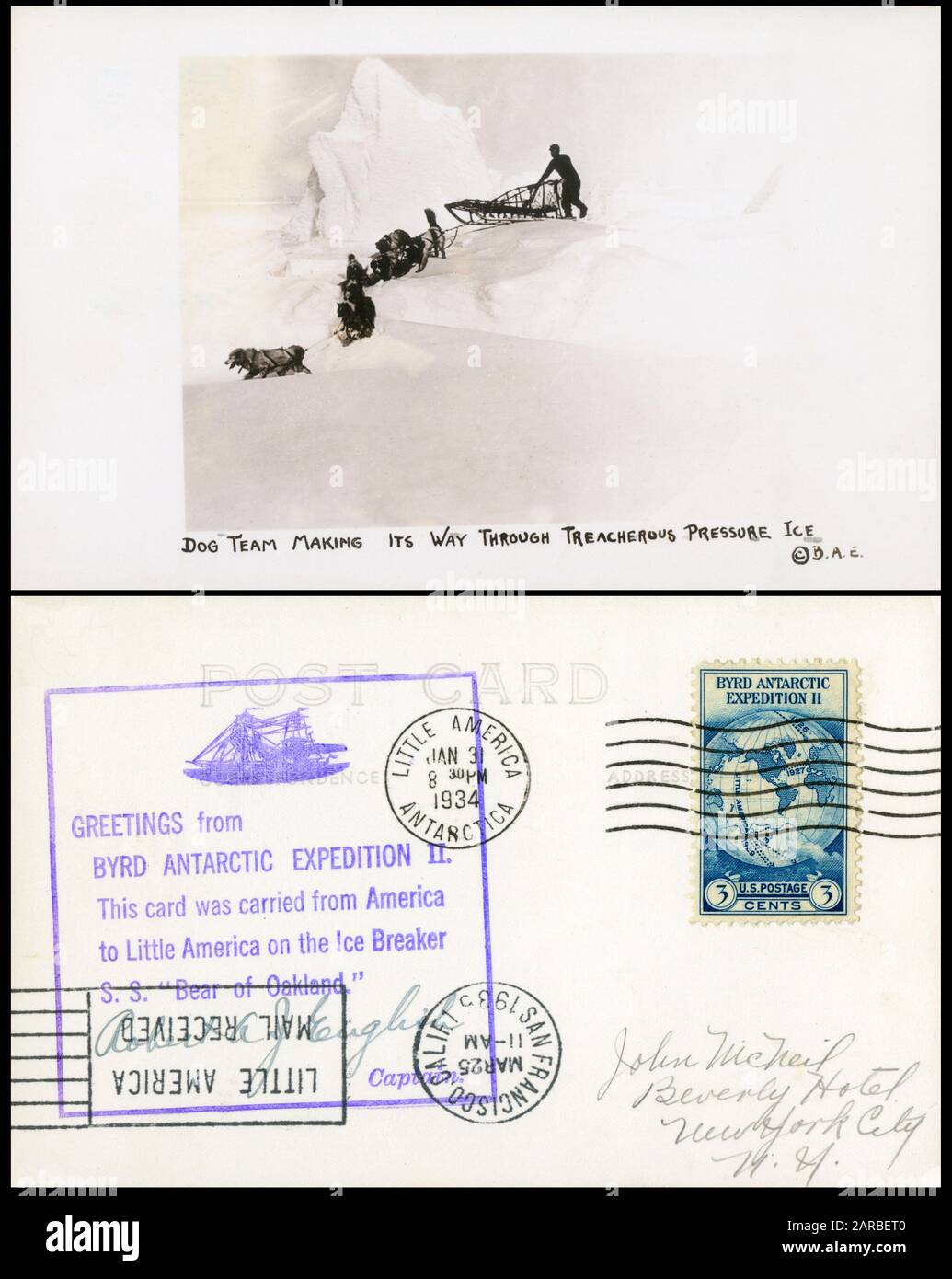 Ss america postcard hi-res stock photography and images - Alamy