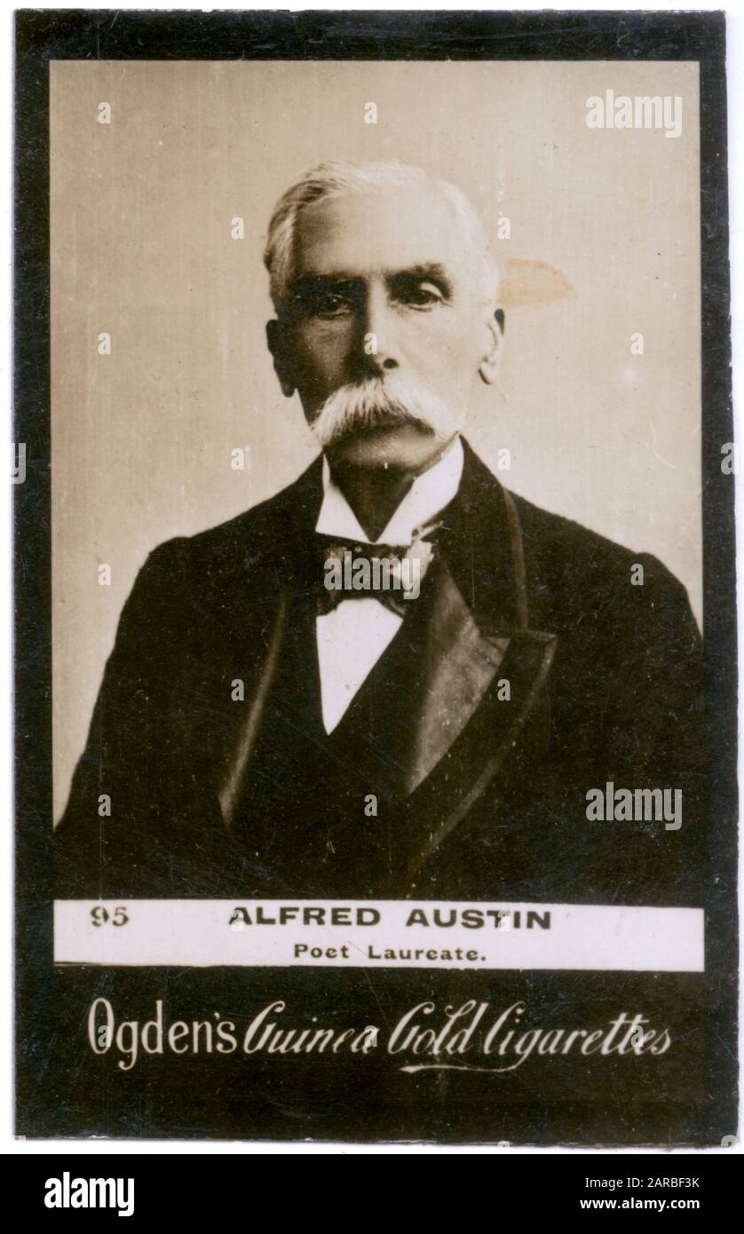 Alfred Austin (1835-1913), English poet and Poet Laureate Stock Photo ...