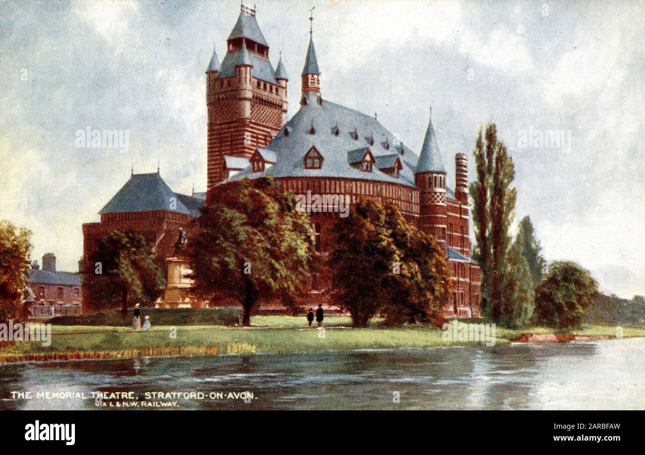Shakespeare memorial theatre stratford on avon High Resolution Stock ...