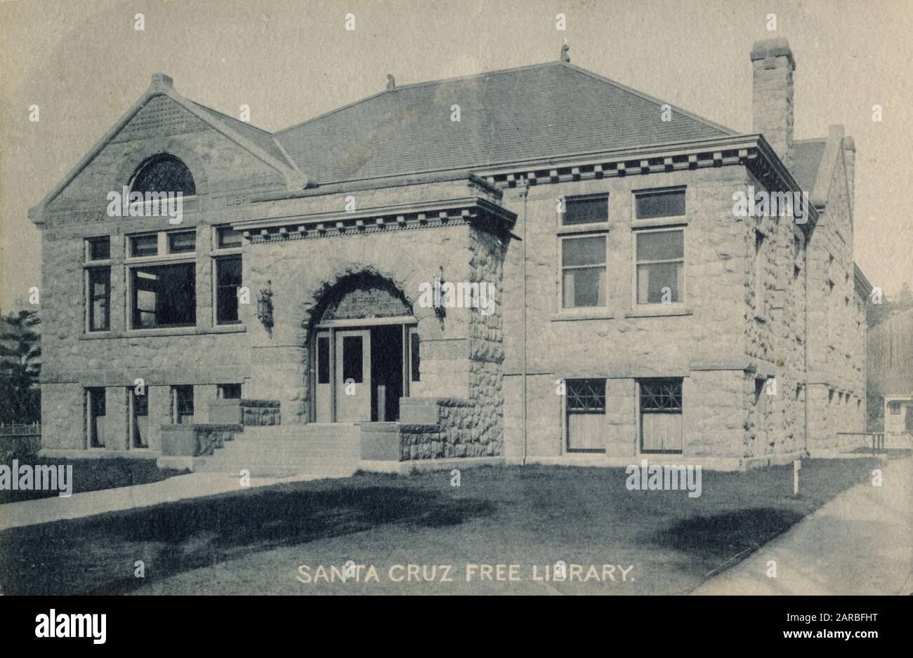 Free Library, Santa Cruz, California, USA Stock Photo - Alamy