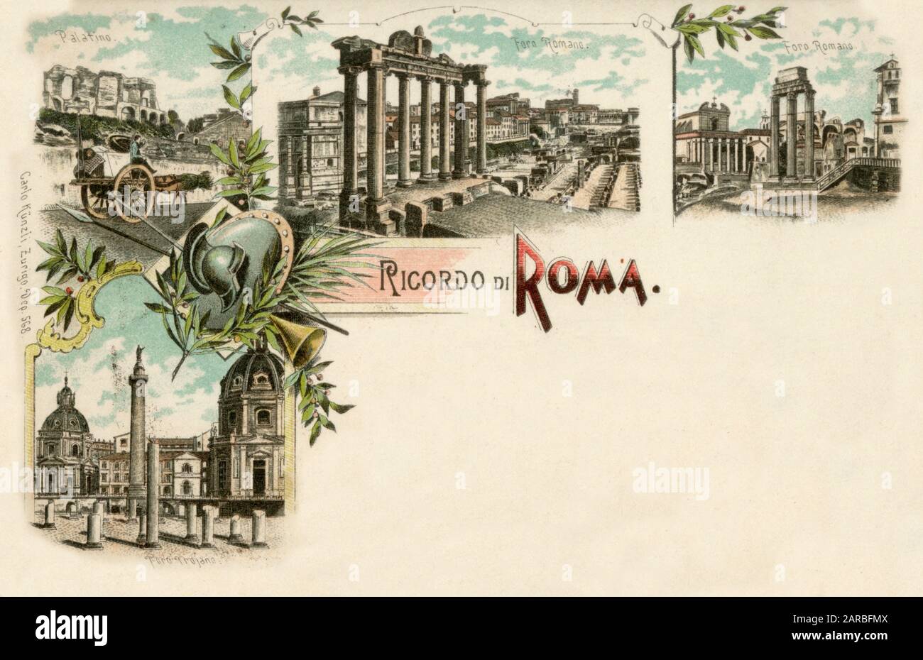 Italy postcard hi-res stock photography and images - Alamy