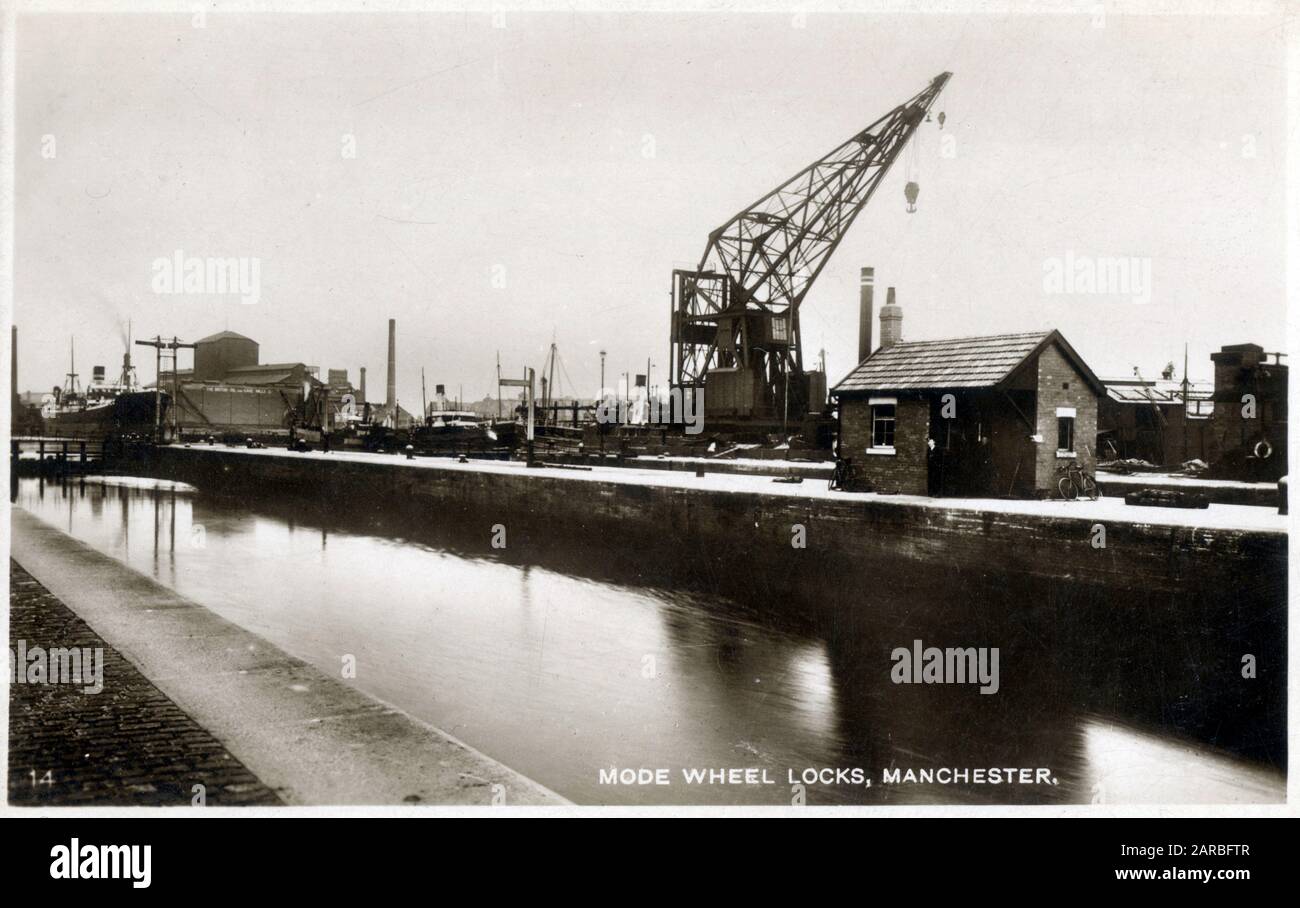 Mode Wheel Locks, Manchester, England Stock Photo - Alamy