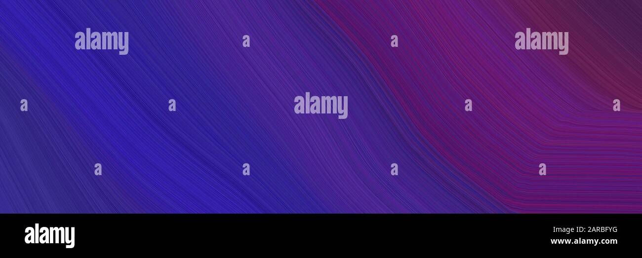 colorful designed horizontal header with dark slate blue, indigo and ...