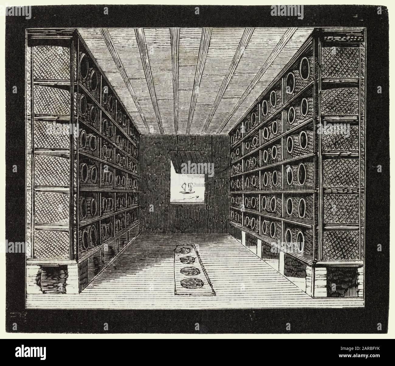 Drying tea indoors, China Stock Photo - Alamy