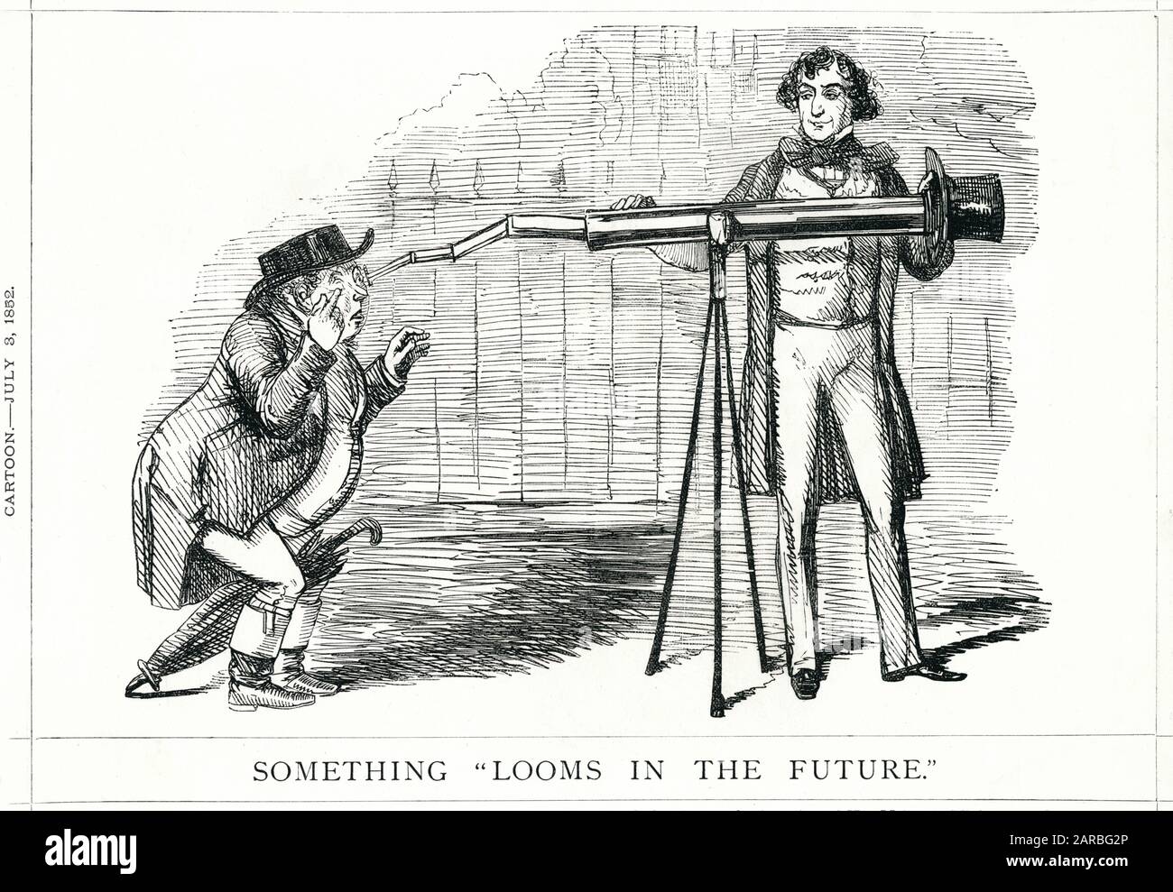 Political cartoons protectionism hi-res stock photography and images ...