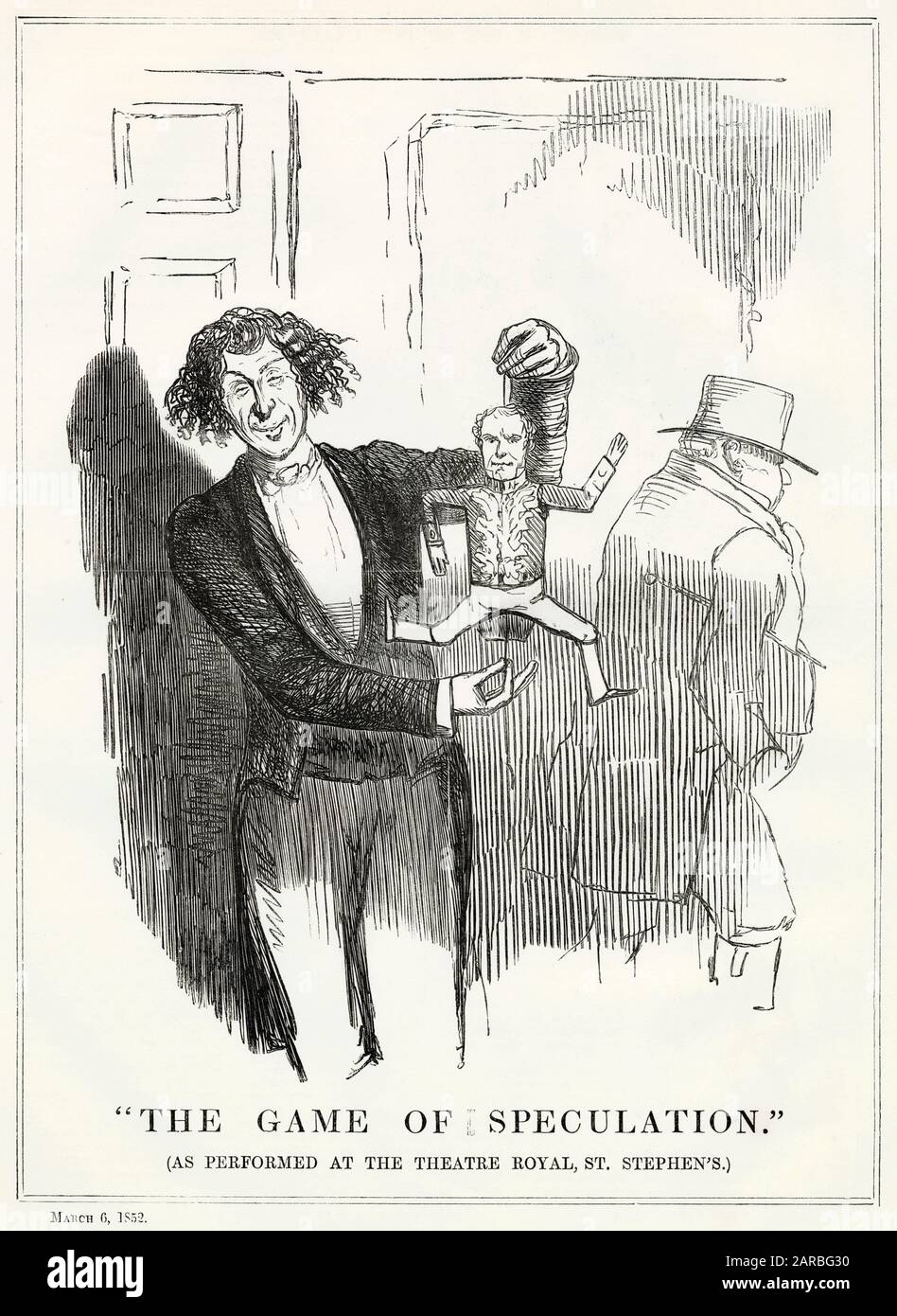 Cartoon, The Game of Speculation (as performed at the Theatre Royal, St ...