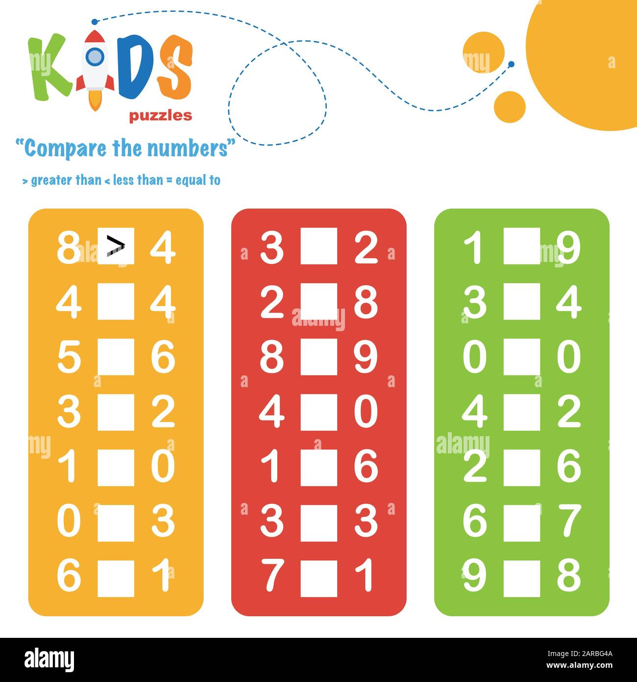 Comparing Numbers Clipart