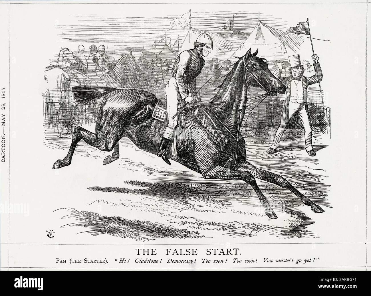 1860s political cartoon hi-res stock photography and images - Alamy