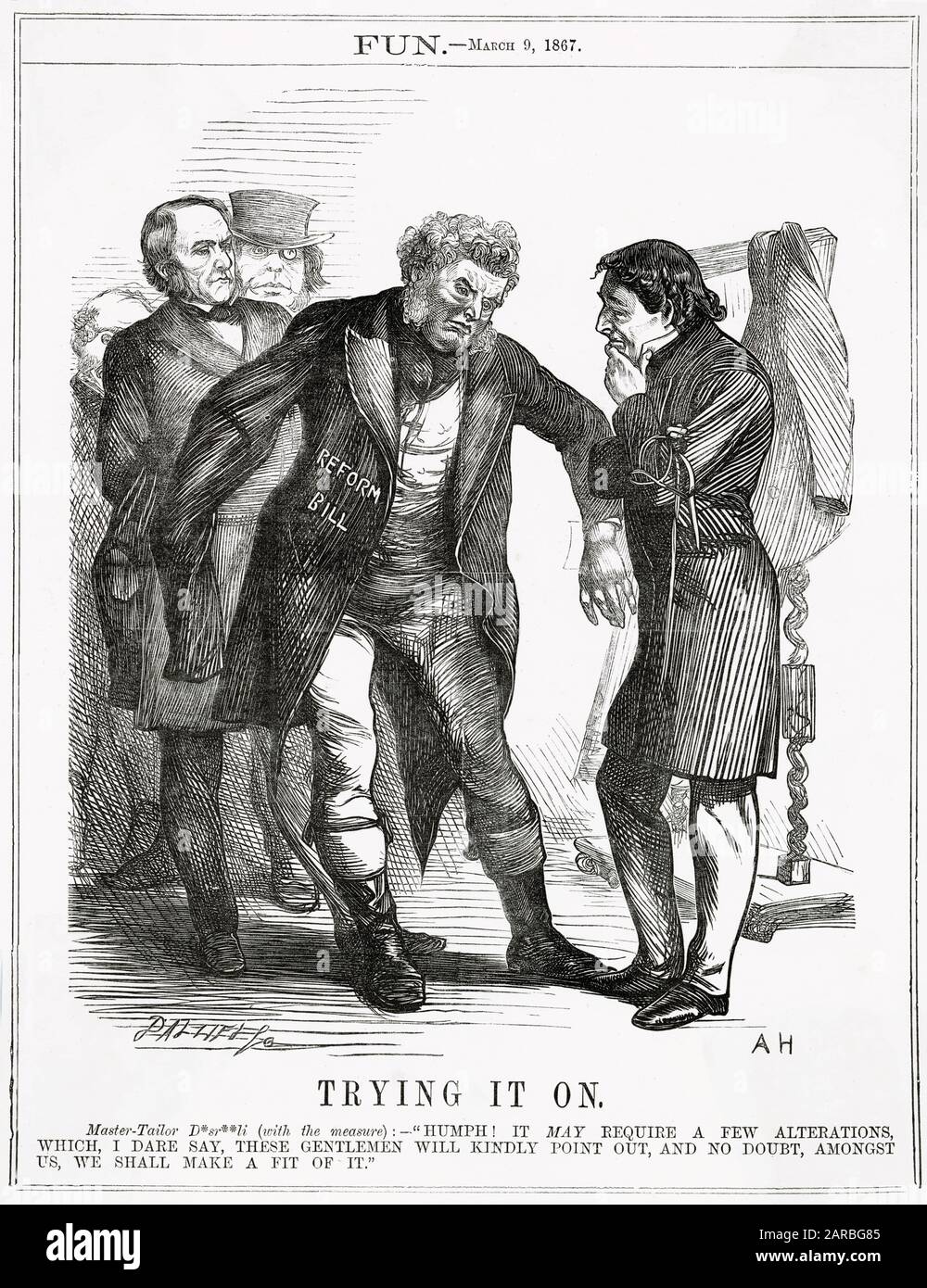 1860s political cartoon hi-res stock photography and images - Alamy