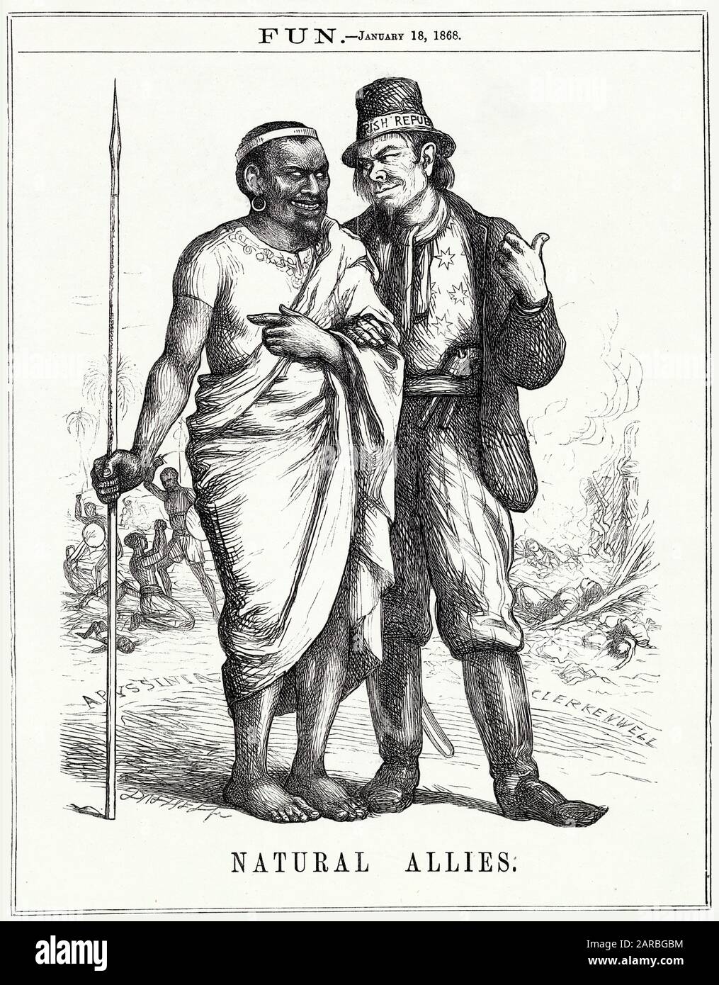 Abyssinia cartoon hi-res stock photography and images - Alamy