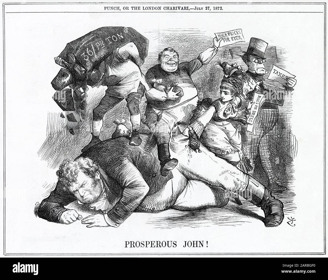Punch cartoons victorian hi-res stock photography and images - Alamy