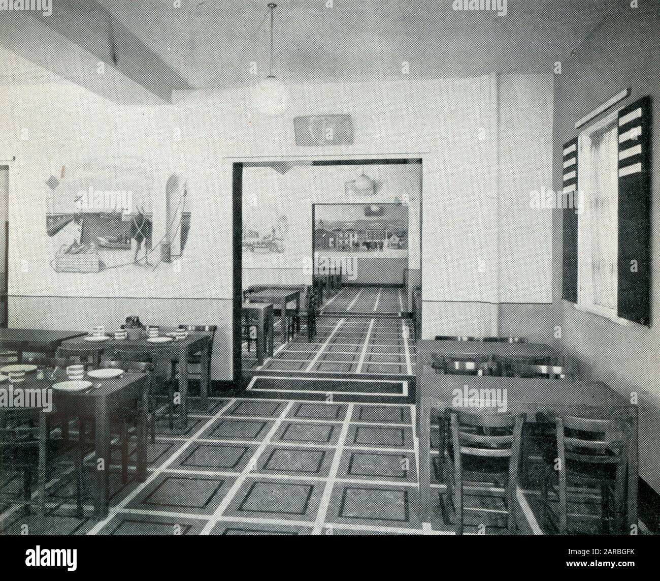 Interior of a British Restaurant Stock Photo - Alamy