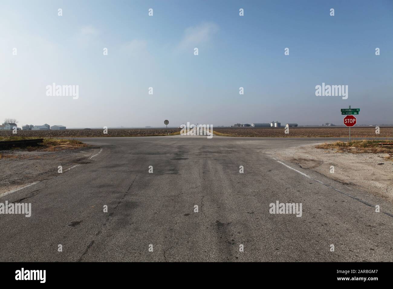 Crossroads, junction, Route 66, America Stock Photo - Alamy