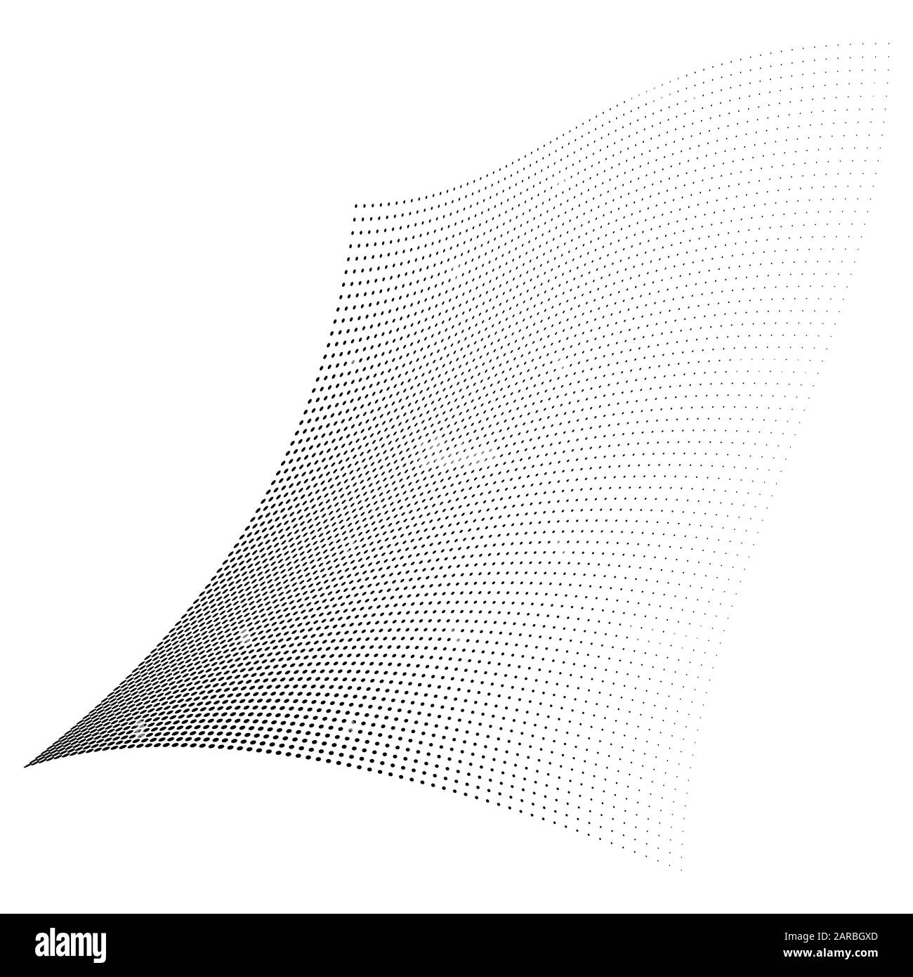 Halftone dots background. Twisted circles pattern Stock Vector Image ...