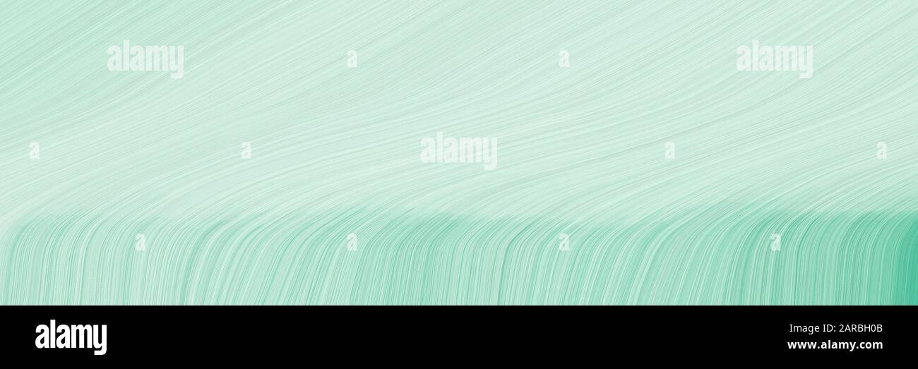dynamic horizontal header with light gray, medium aqua marine and ...